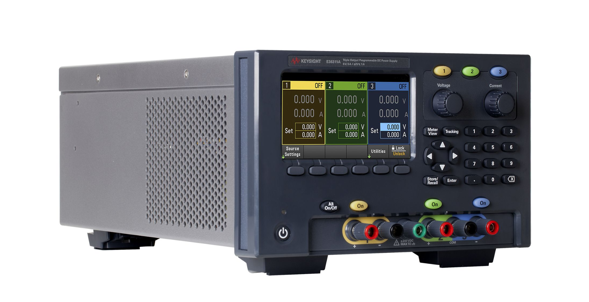 Agilent / HP / Keysight E36311A - E36311A 80W Triple Output Power Supply, 6V/5A, +25V/1A, -25V ...